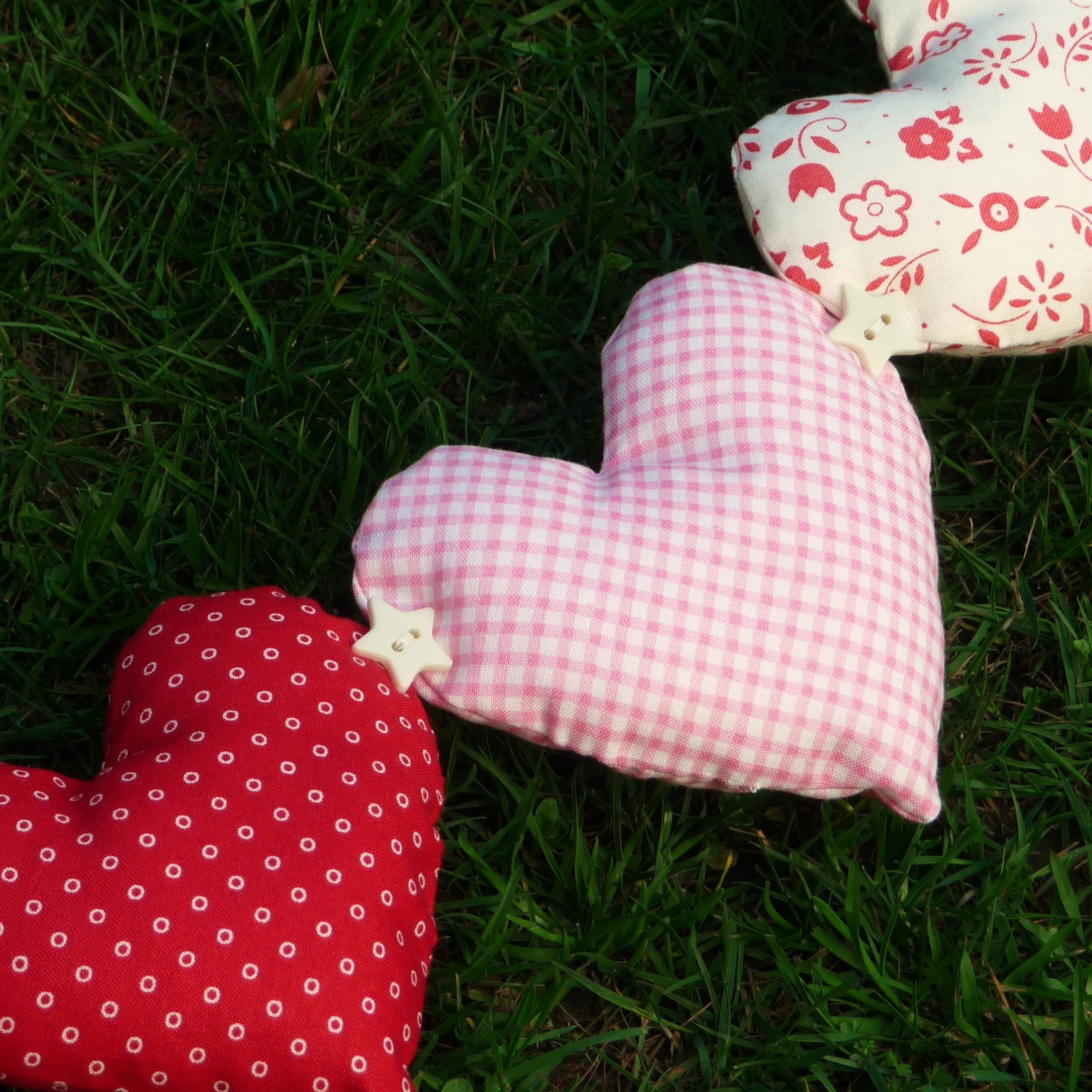 Gorgeous Padded Heart Bunting on Luulla